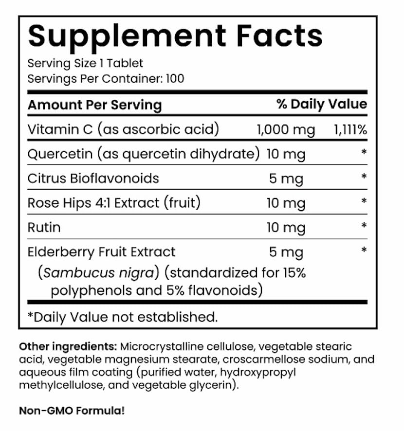 Elderberry C-1000 for enhanced vitality