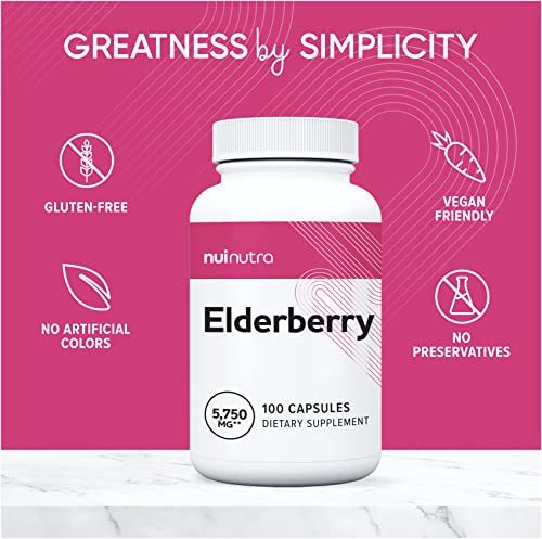 elderberry capsules for a healthy lifestyle