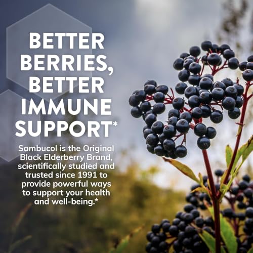Elderberry capsules for all-day energy