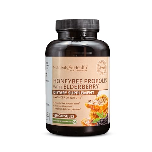 Elderberry capsules for allergy relief