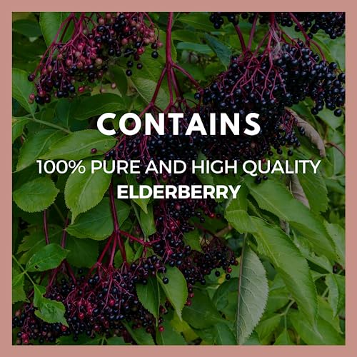 Elderberry capsules for cold relief