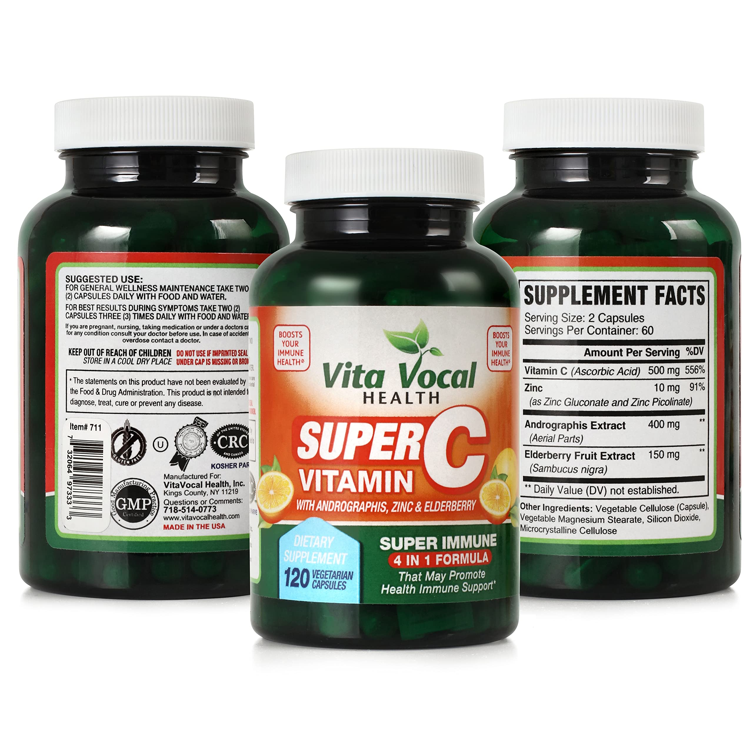 Elderberry capsules for cold relief