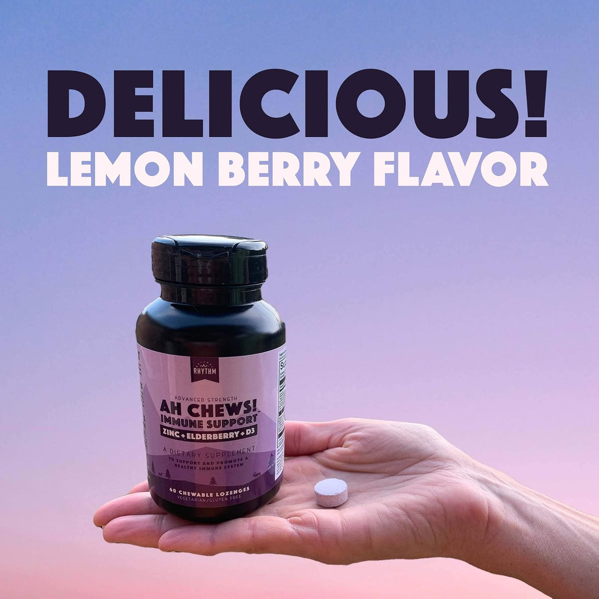 Elderberry capsules for cold relief