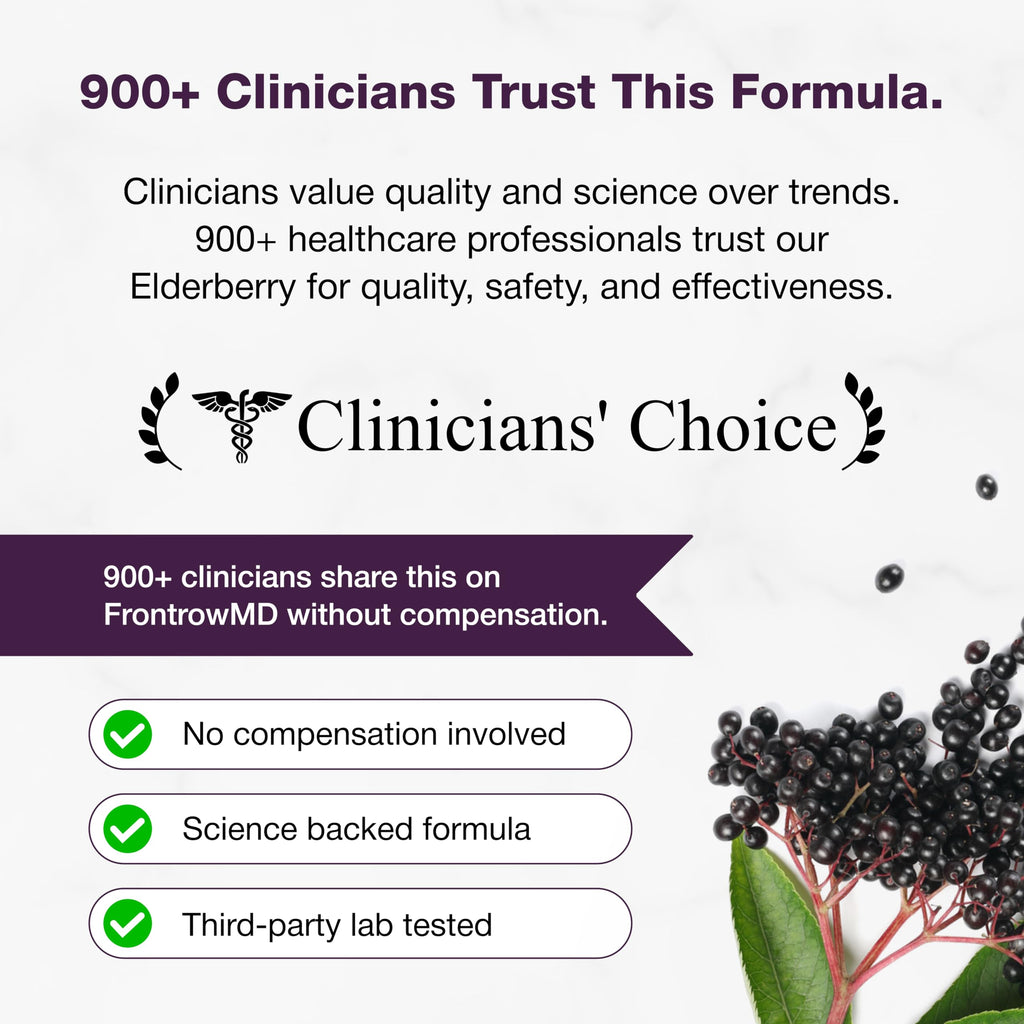 Elderberry capsules for cold relief