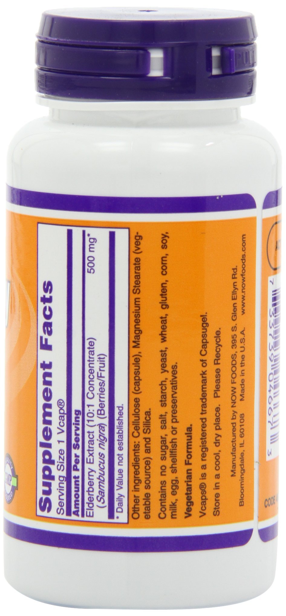 Elderberry capsules for daily health boost