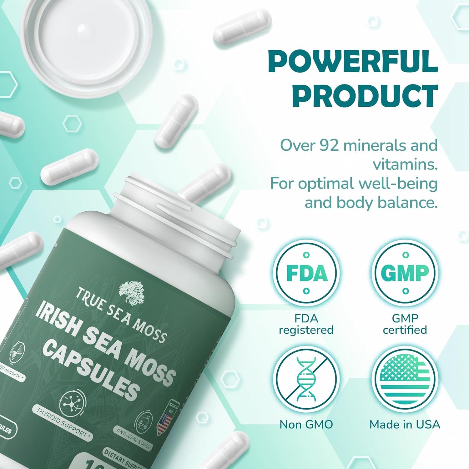 Elderberry capsules for daily nutrition