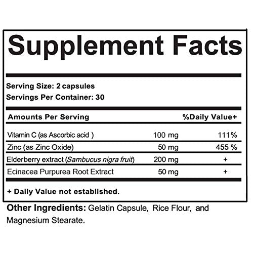 Elderberry capsules for daily use