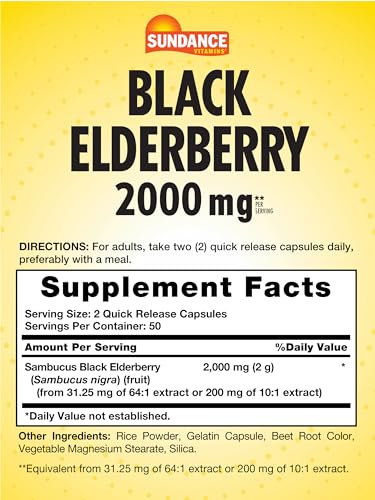 Elderberry capsules for daily wellness
