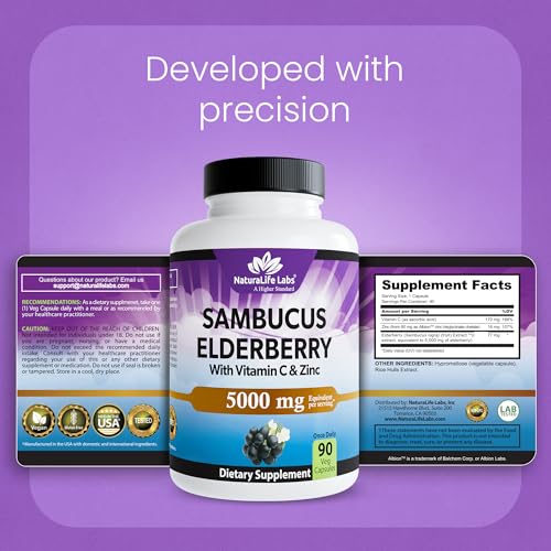 Elderberry capsules for enhanced immunity