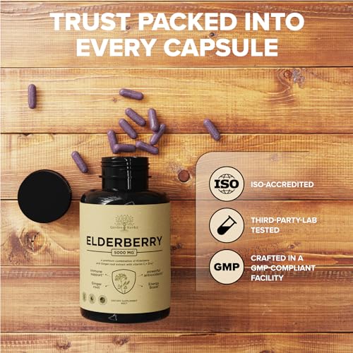Elderberry capsules for everyday health