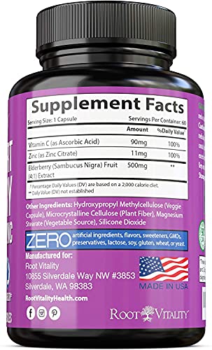 Elderberry capsules for everyday wellness