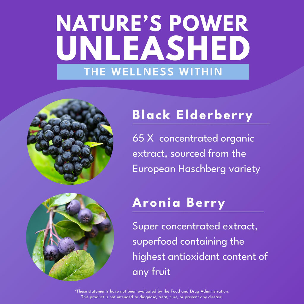 Elderberry capsules for holistic health