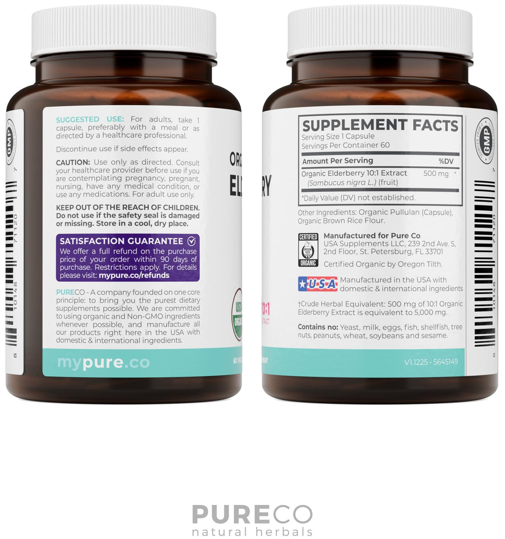 elderberry capsules for holistic health