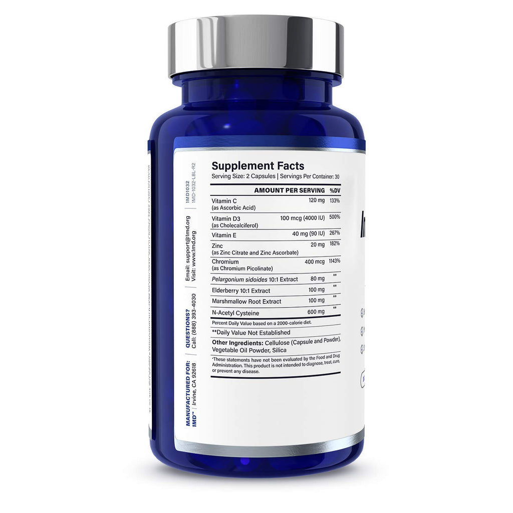 Elderberry capsules for holistic health