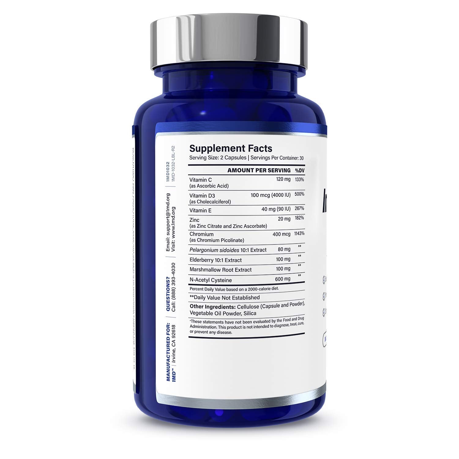 Elderberry capsules for holistic health
