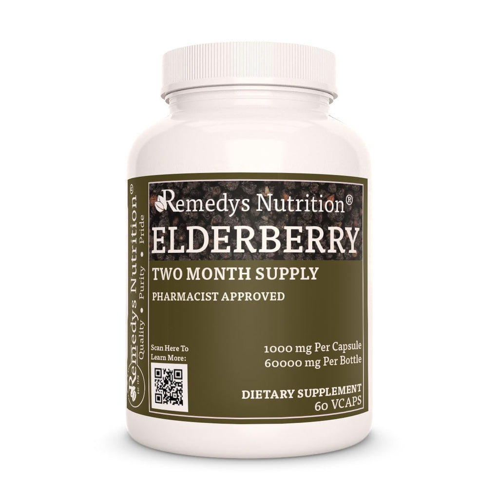 Elderberry capsules for immune support