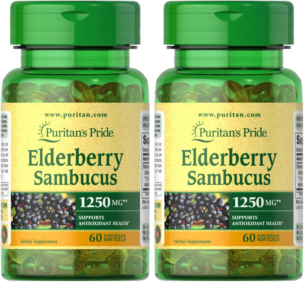Elderberry capsules for immune support