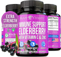 Elderberry capsules for immune support