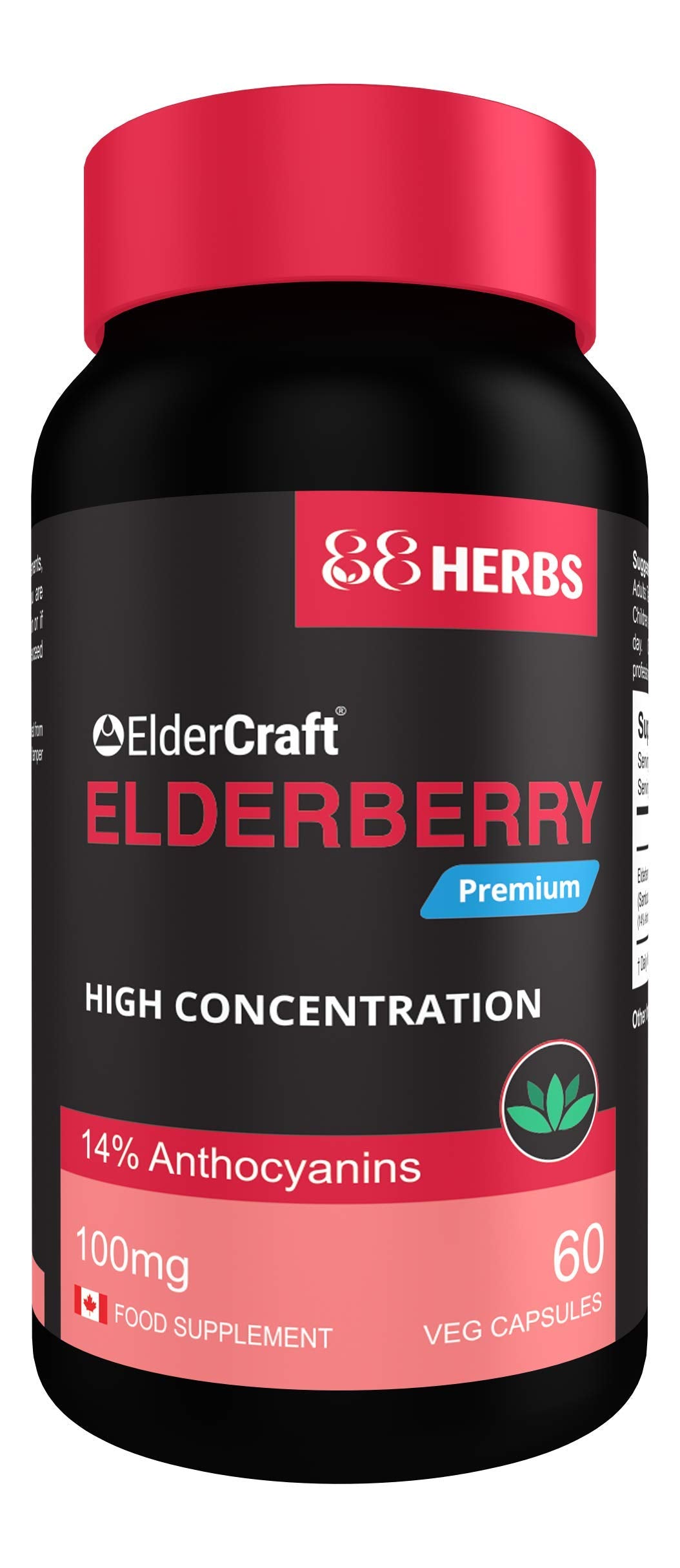 Elderberry capsules for immune support