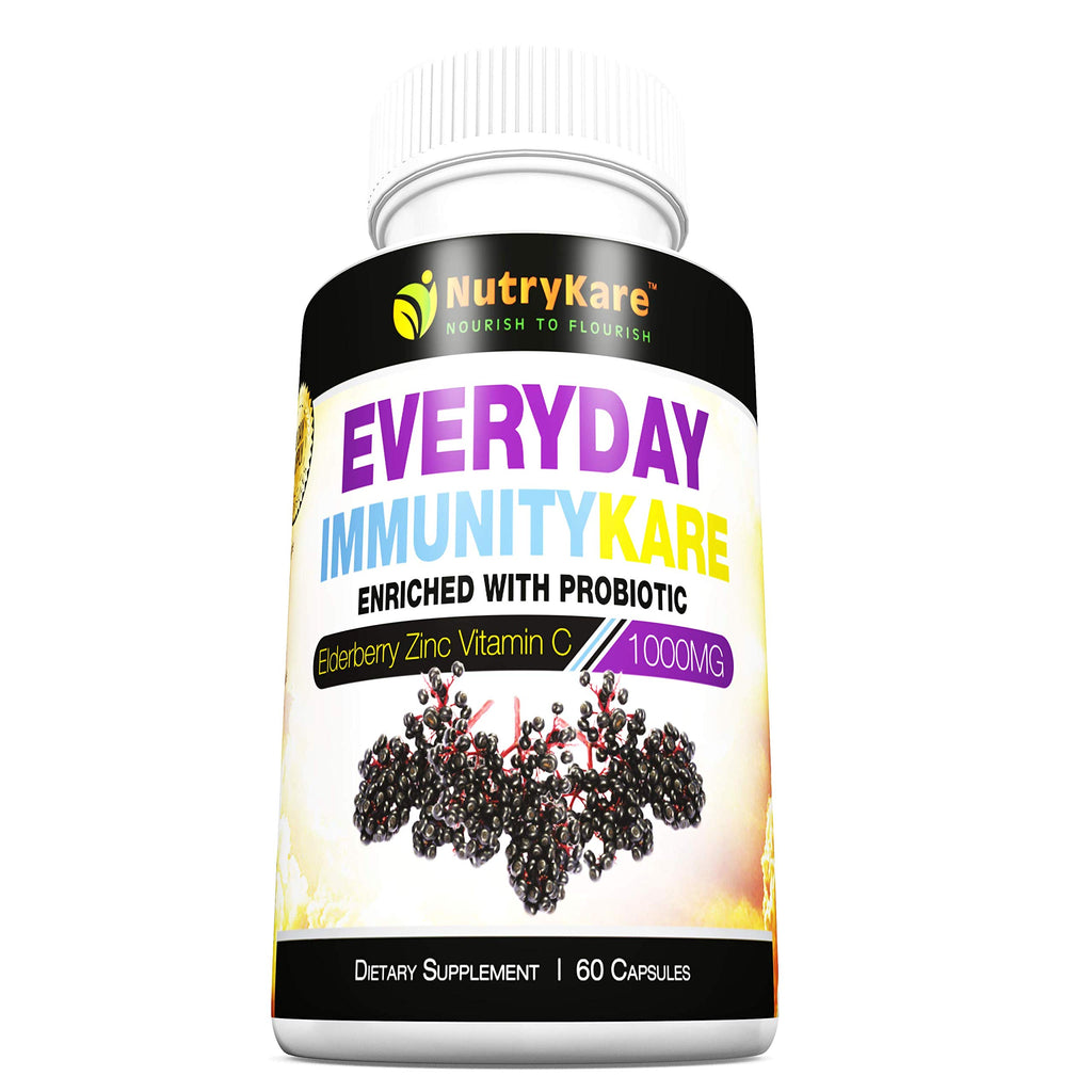 Elderberry capsules for immune support