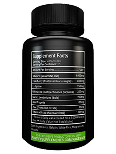 Elderberry capsules for overall vitality