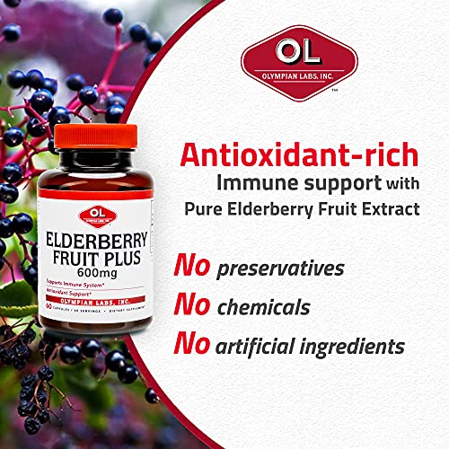 Elderberry capsules for overall wellness