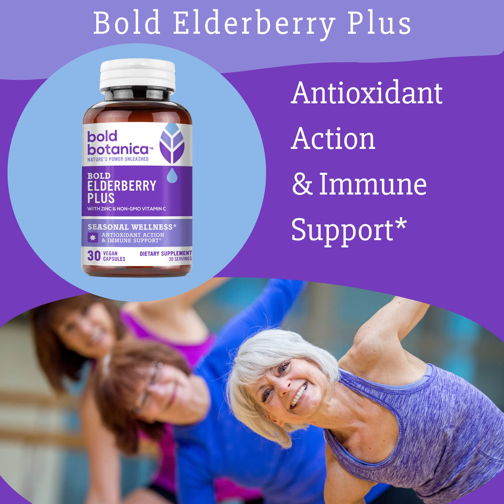 Elderberry capsules for seasonal health