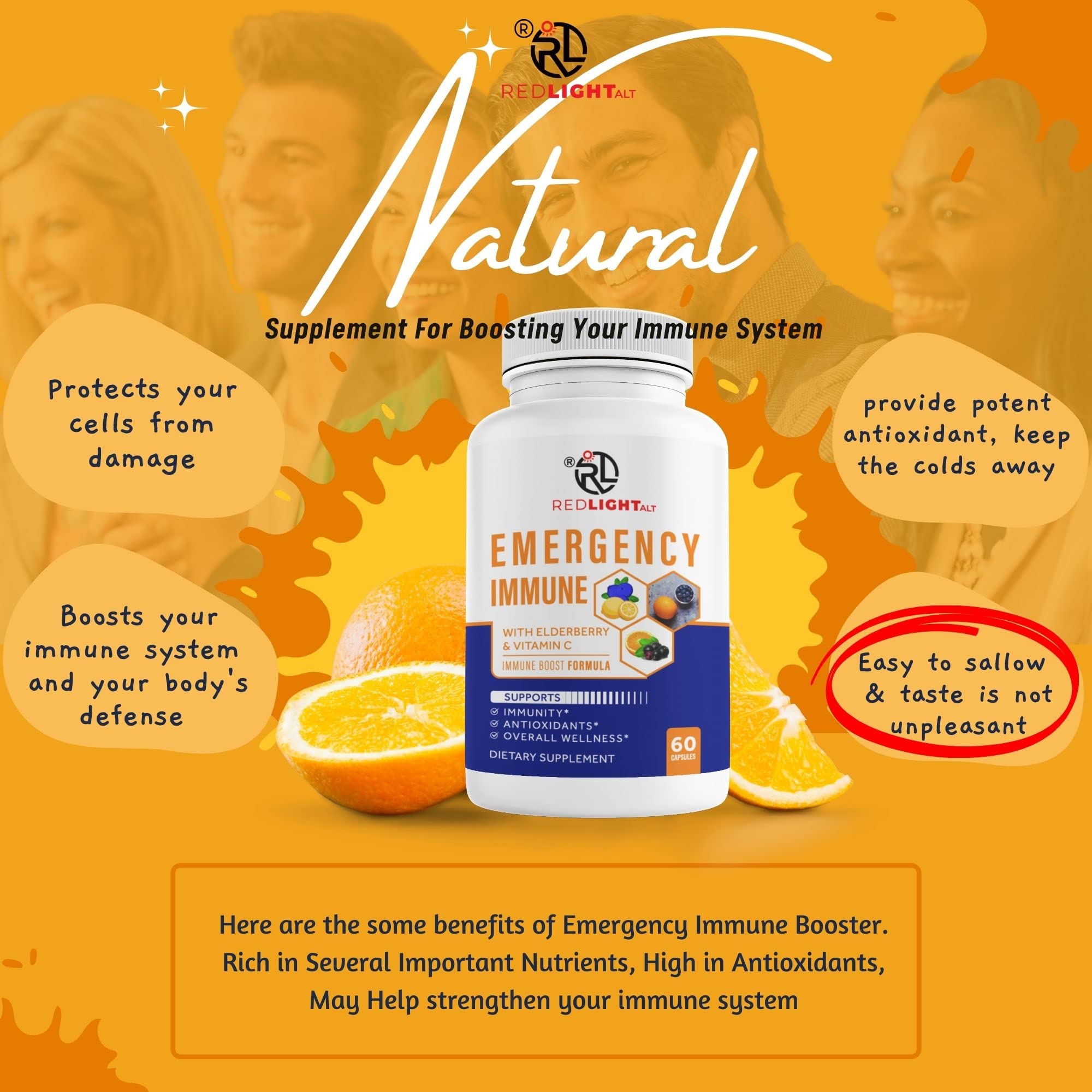 Elderberry capsules for seasonal support