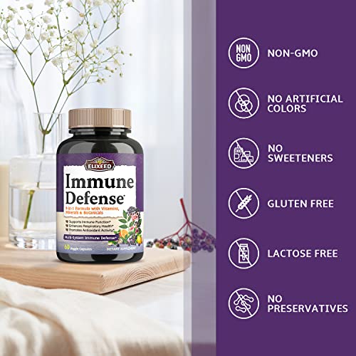 Elderberry capsules for seasonal wellness