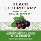 Elderberry capsules for seasonal wellness