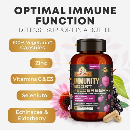 Elderberry capsules for seasonal wellness