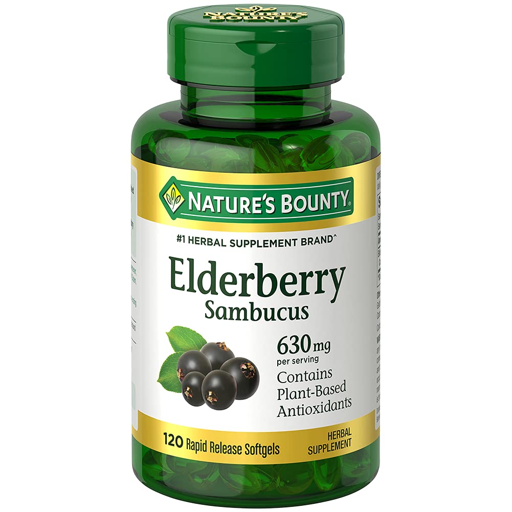 Elderberry capsules for wellness