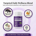 Elderberry capsules for wellness