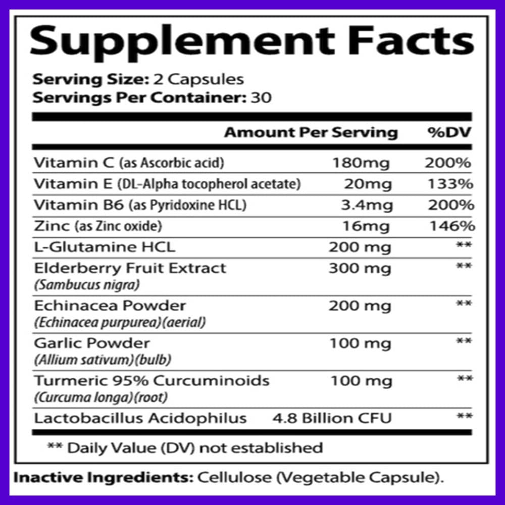 Elderberry capsules for year-round health