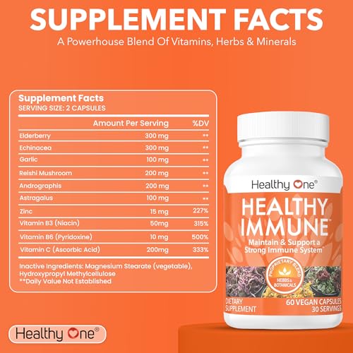 Elderberry capsules for year-round immunity