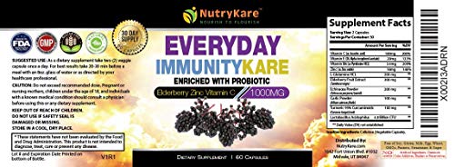 Elderberry capsules made in Canada