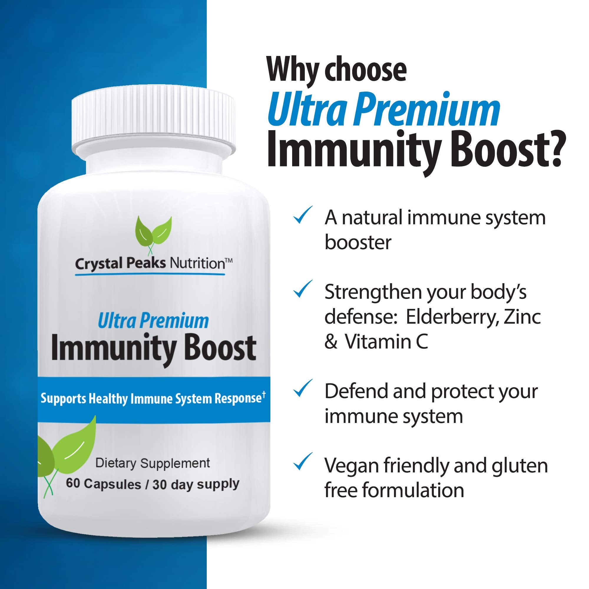 Elderberry capsules with added nutrients