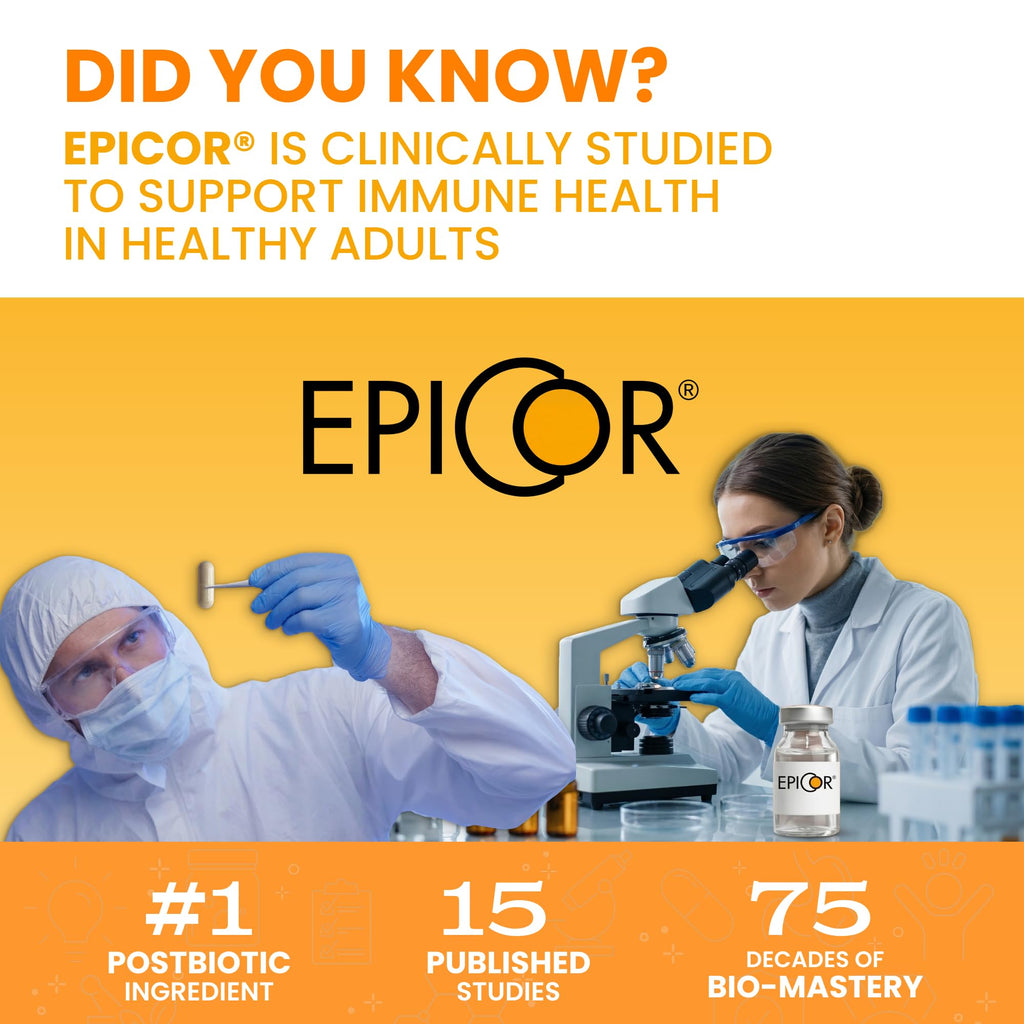 Elderberry capsules with EpiCor benefits