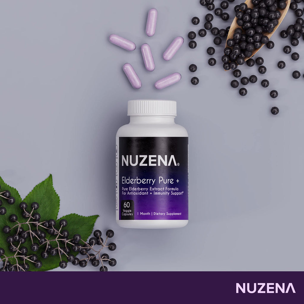 Elderberry capsules with no additives