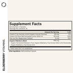 Elderberry capsules with vitamin C and D3