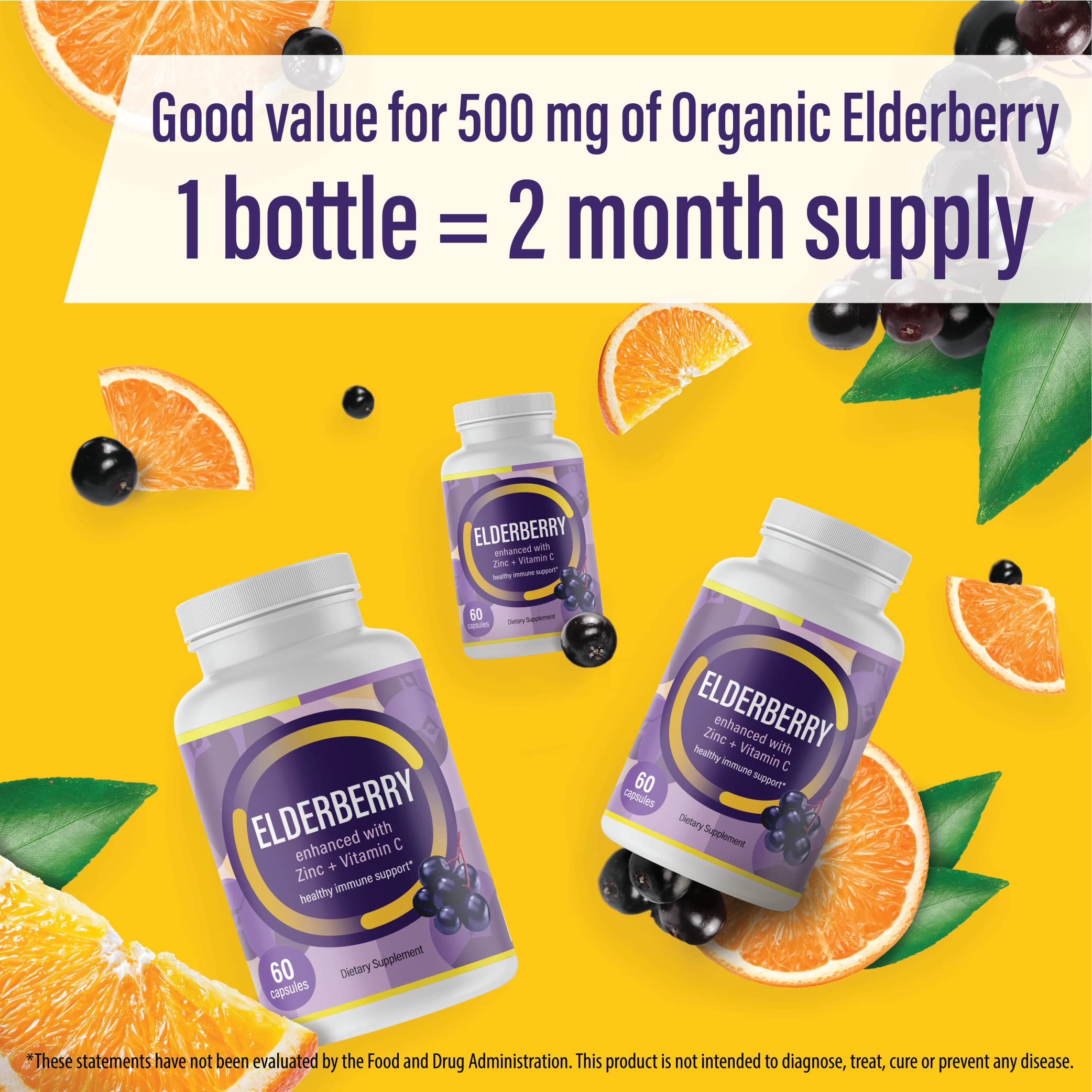 elderberry capsules with vitamin C boost