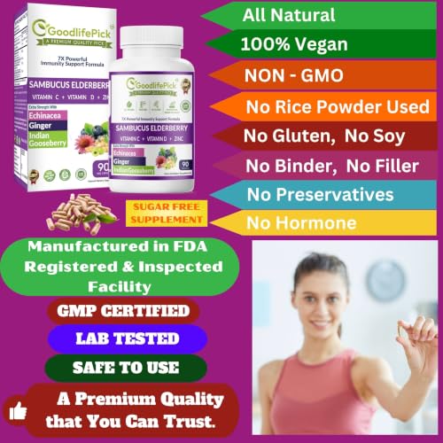 elderberry capsules with vitamin D benefits