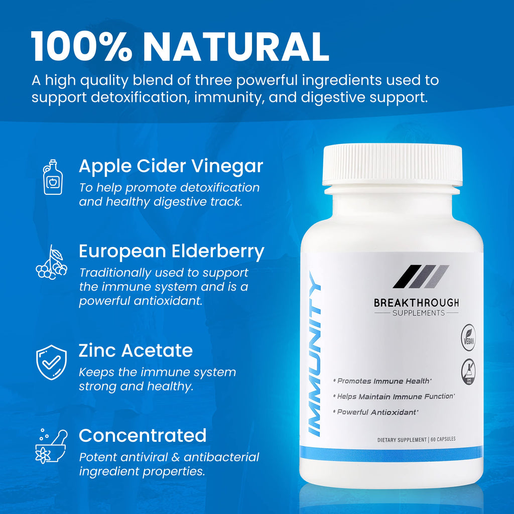 elderberry capsules with zinc acetate