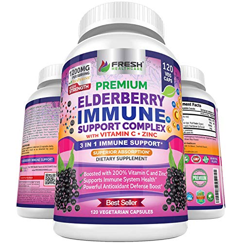 elderberry capsules with zinc benefits