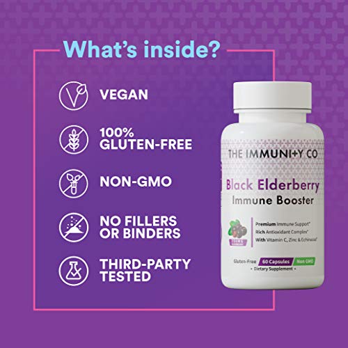 elderberry capsules with zinc for health