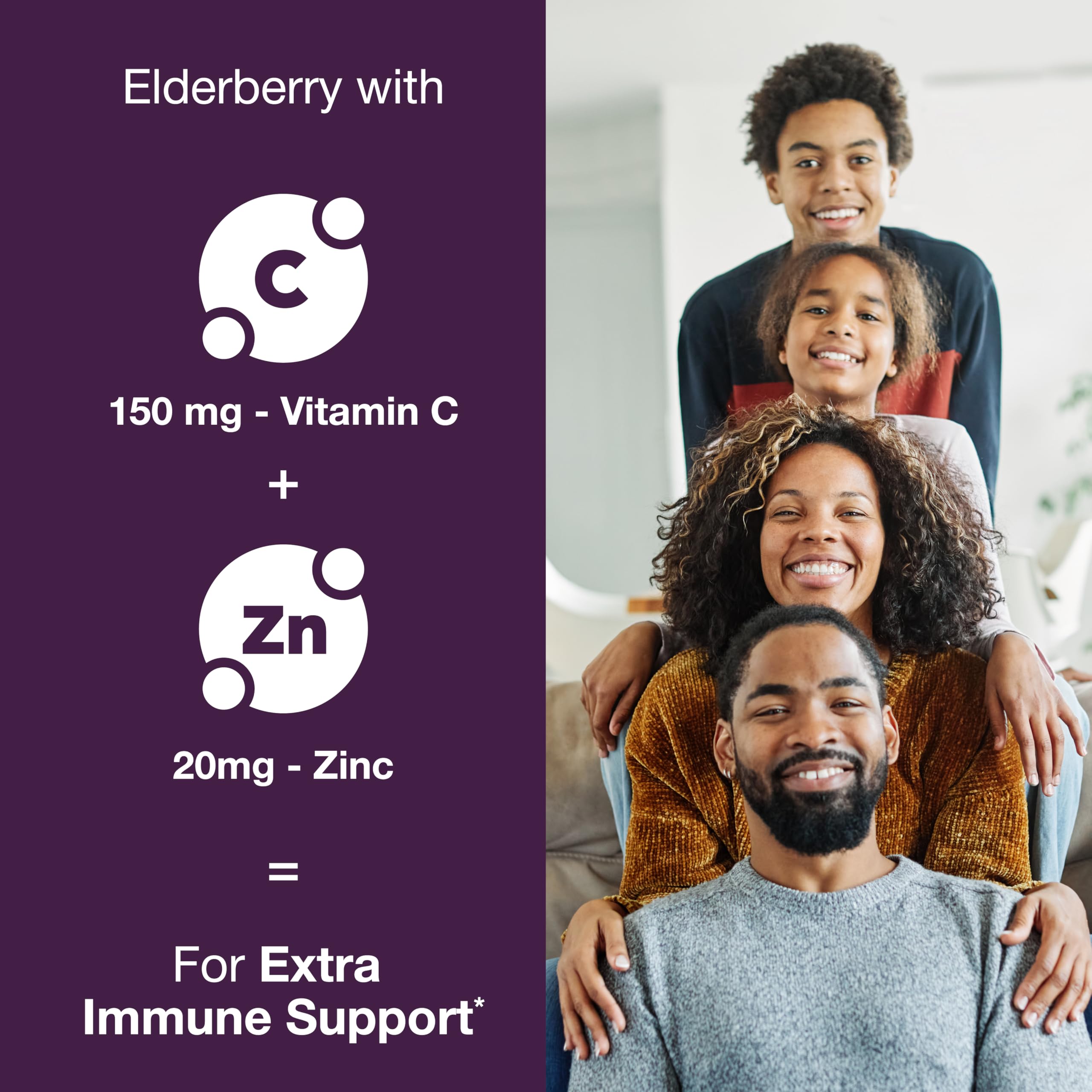Elderberry capsules with zinc