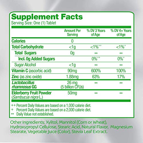 Elderberry chewables for daily nutrition