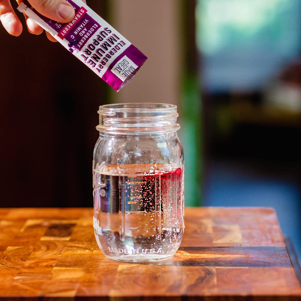 elderberry drink mix for family health