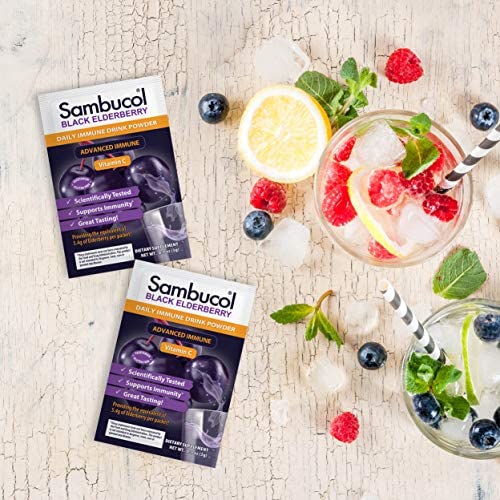 Elderberry drink mix for wellness