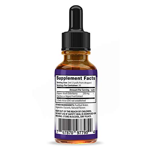 elderberry drops for healthy lifestyle